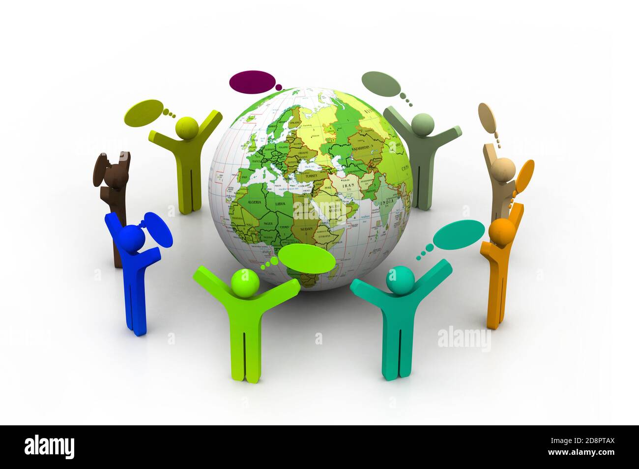 Global village Cut Out Stock Images & Pictures - Alamy