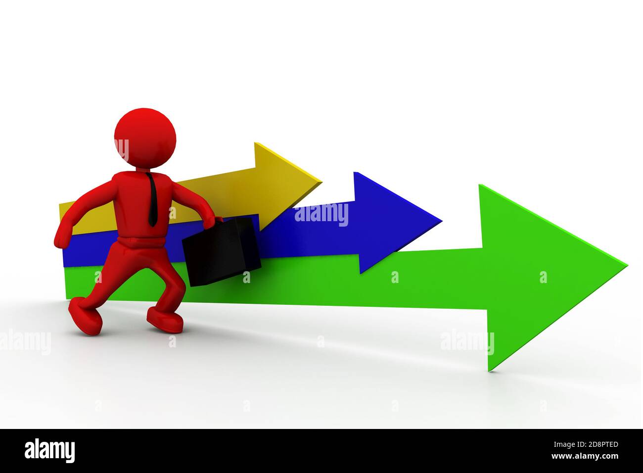 Movement direction to success Stock Photo - Alamy