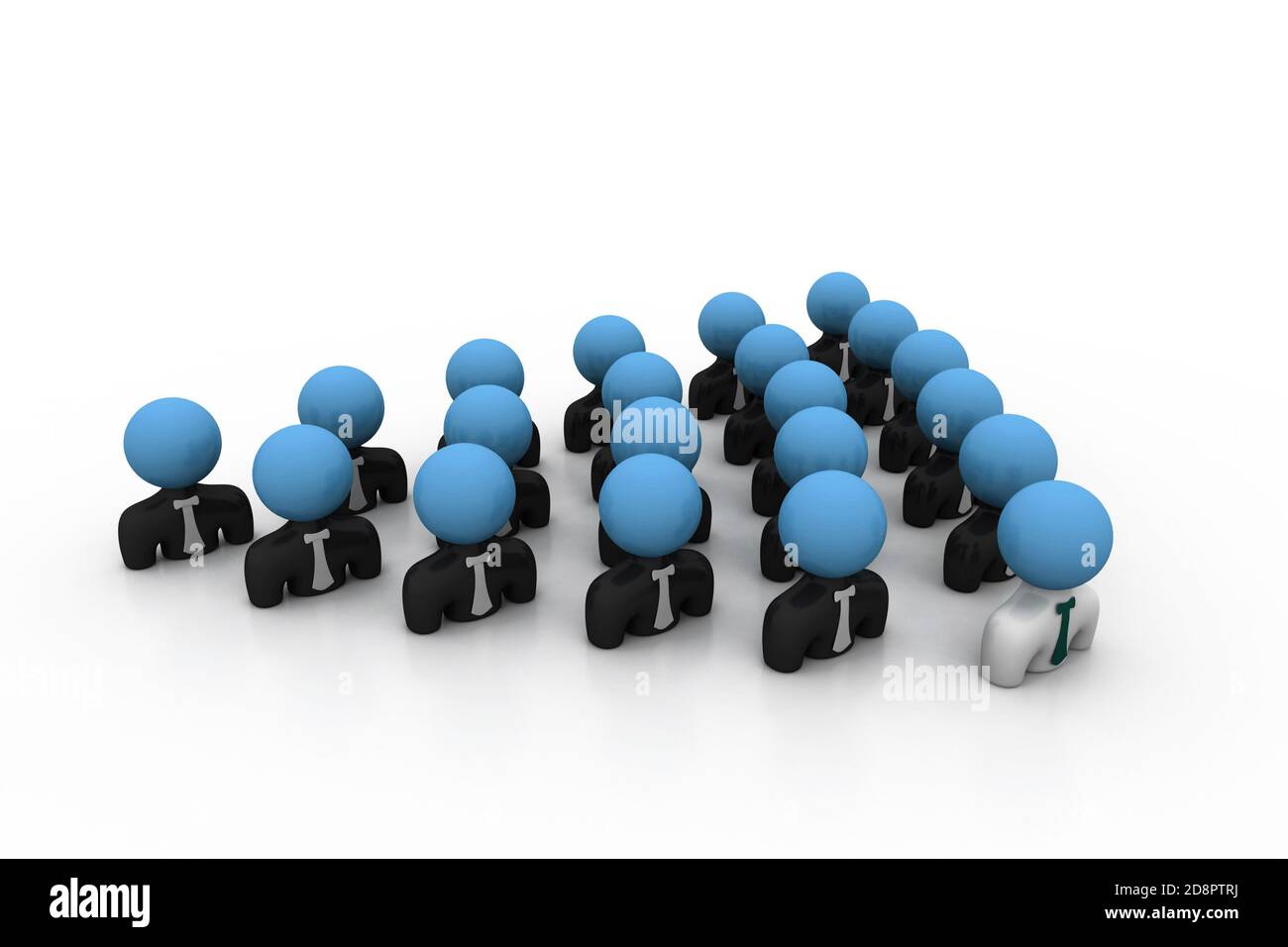 Business group with leader Stock Photo - Alamy