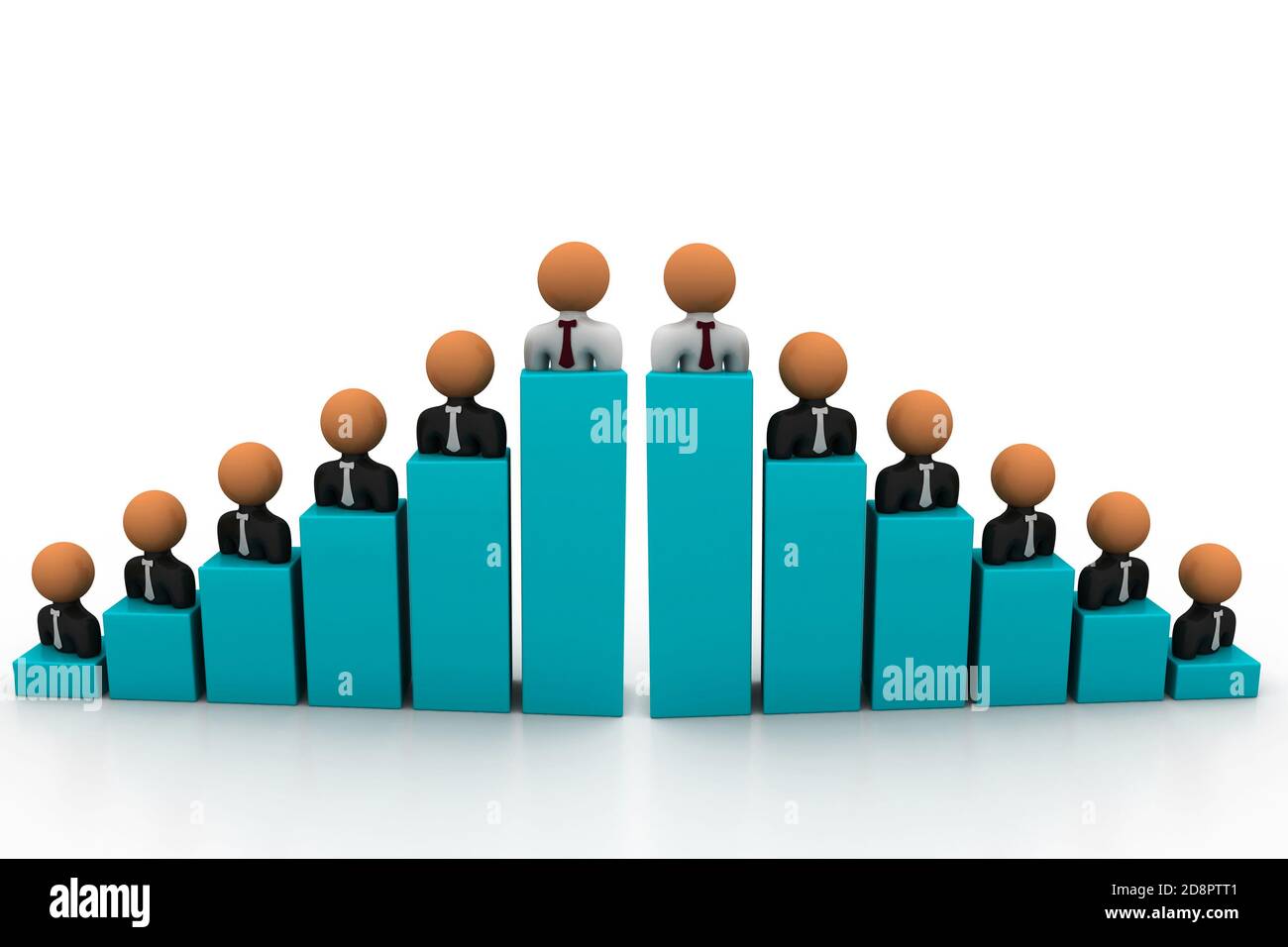 Business people, graph Stock Photo - Alamy