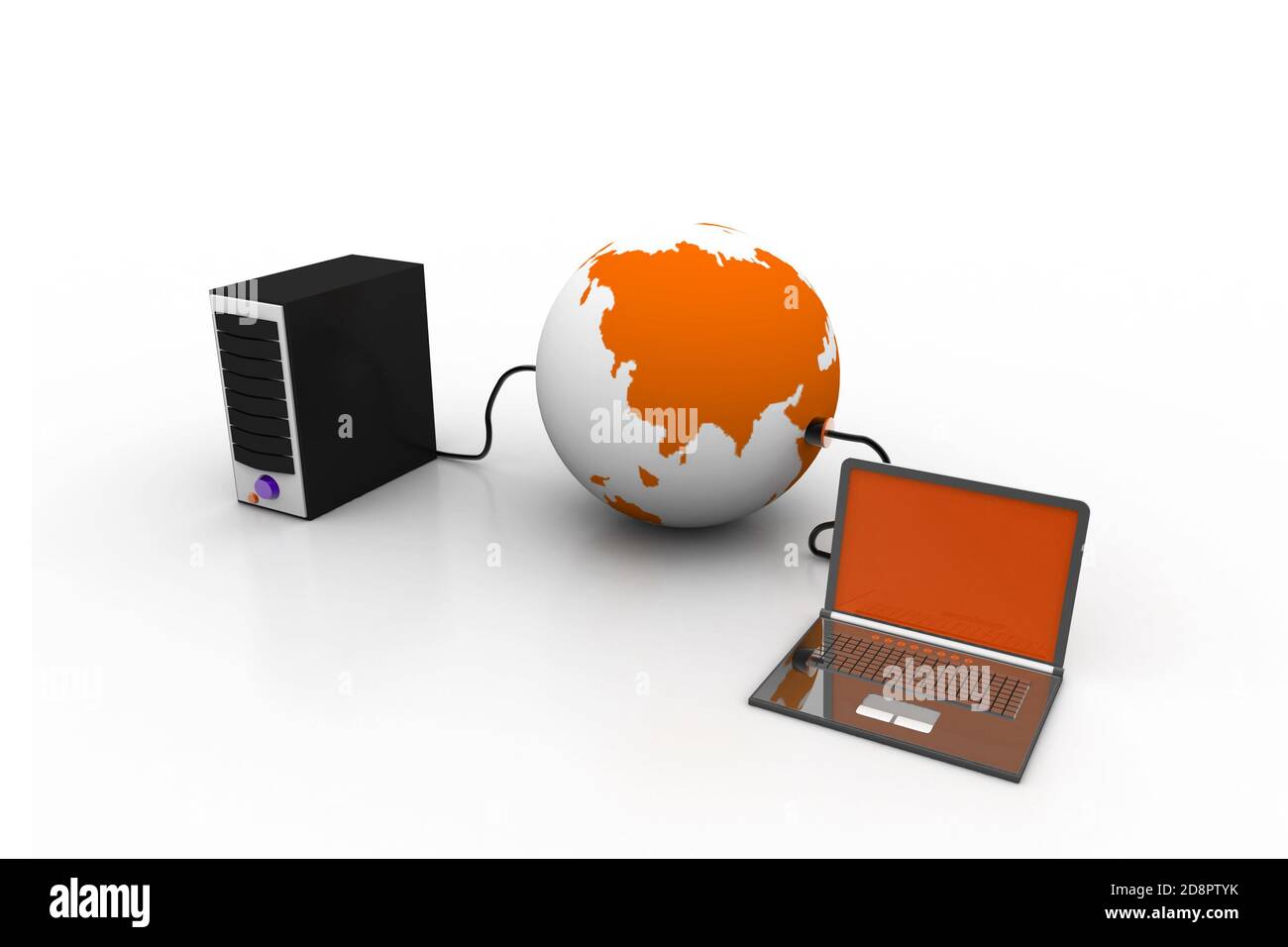 Global computer network Stock Photo - Alamy