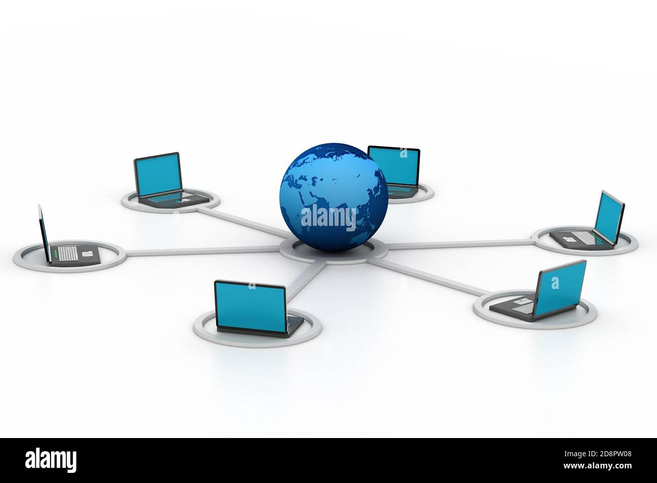 Data centre network Cut Out Stock Images & Pictures - Alamy