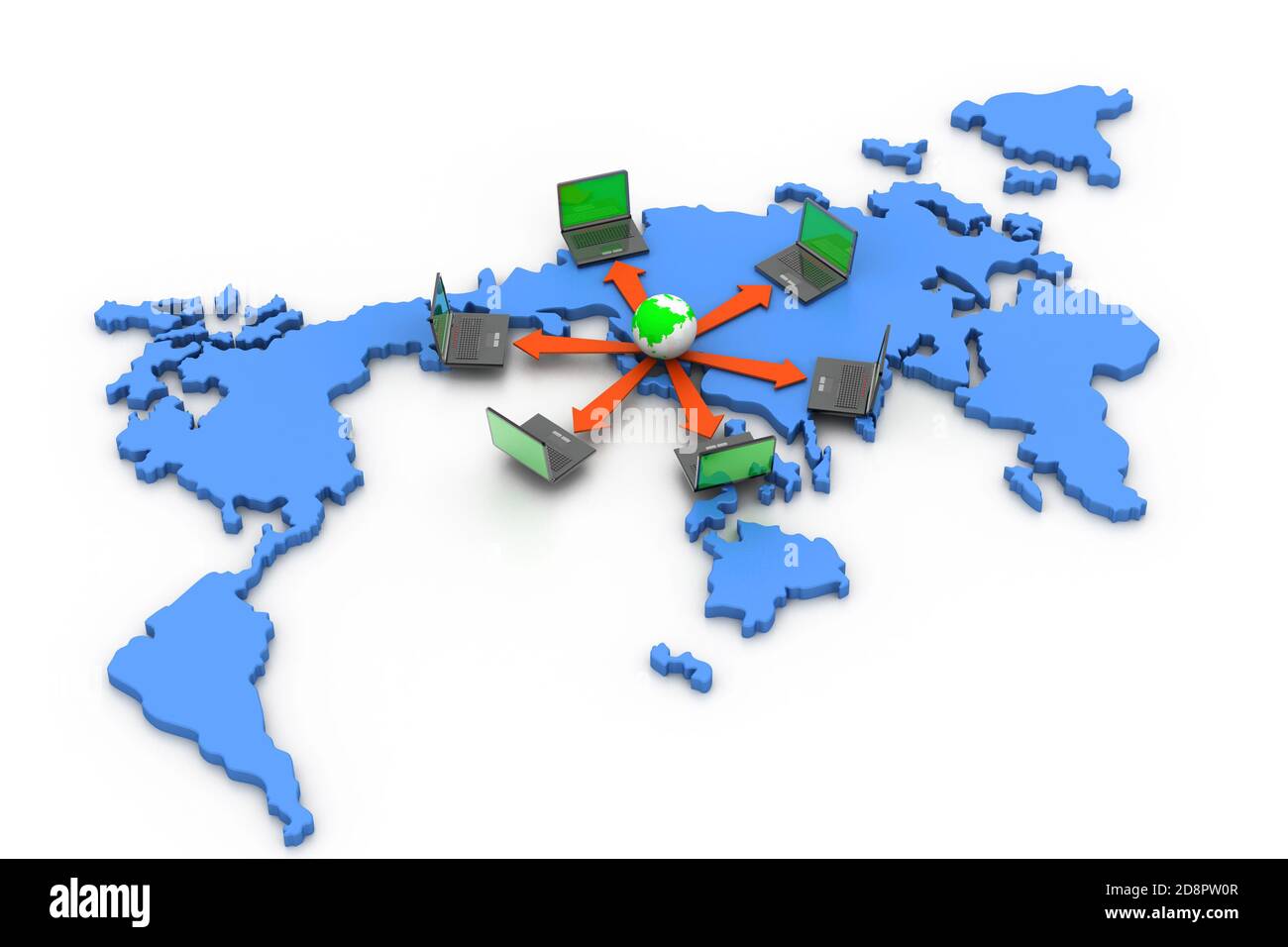 World Computer network Stock Photo - Alamy