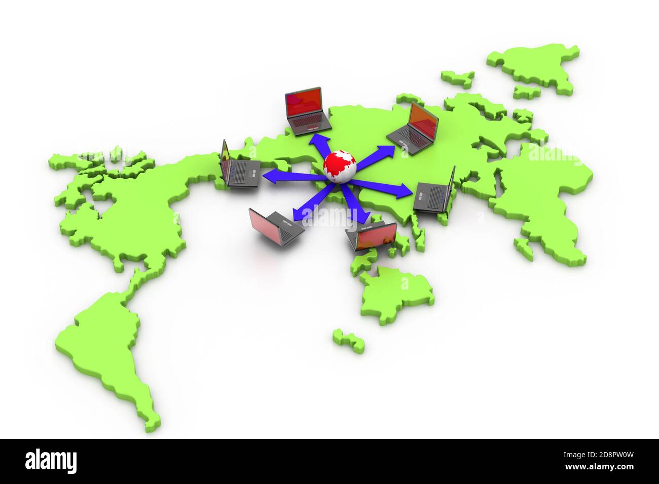 World Computer network Stock Photo - Alamy