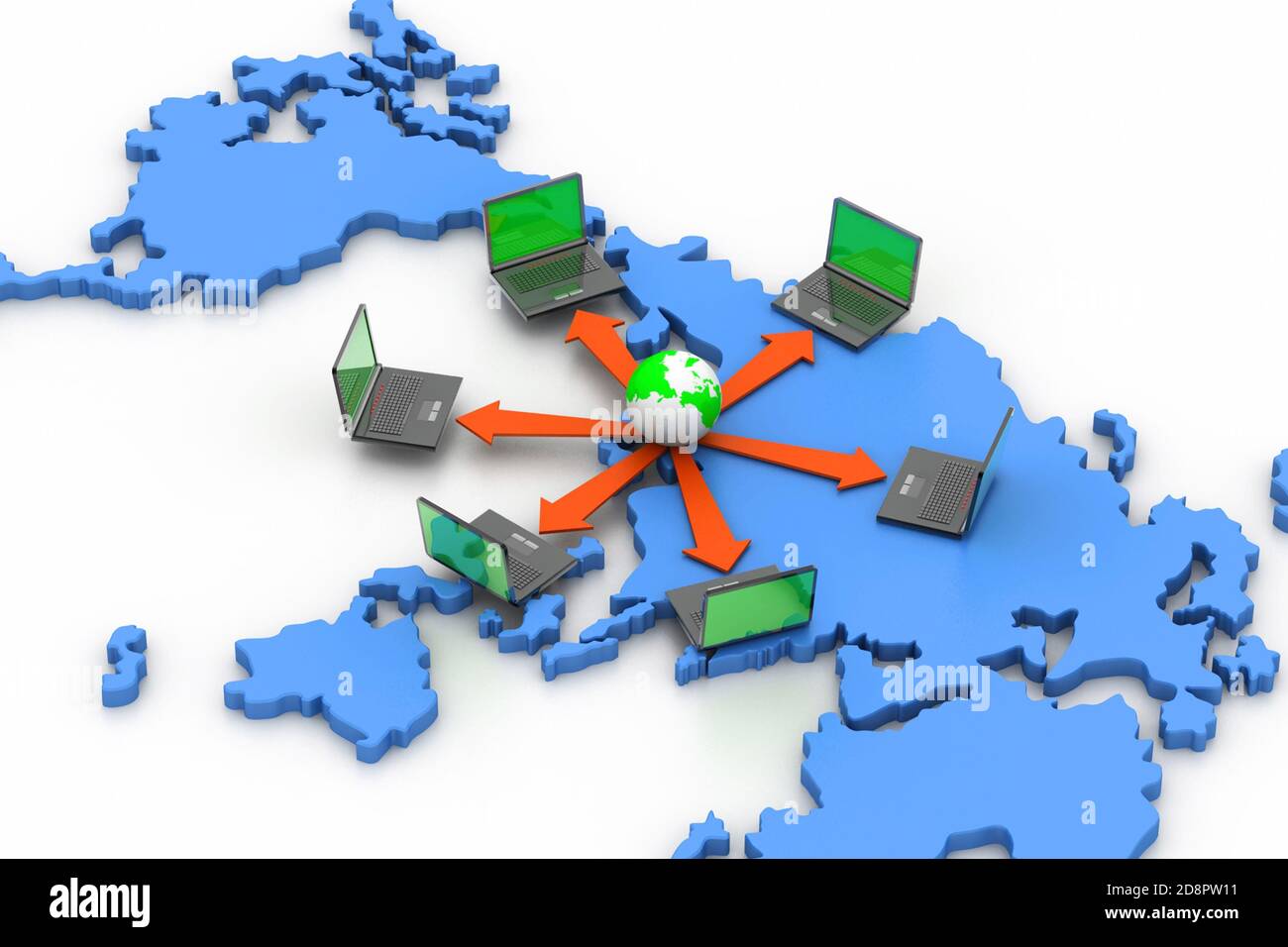 World Computer network Stock Photo - Alamy