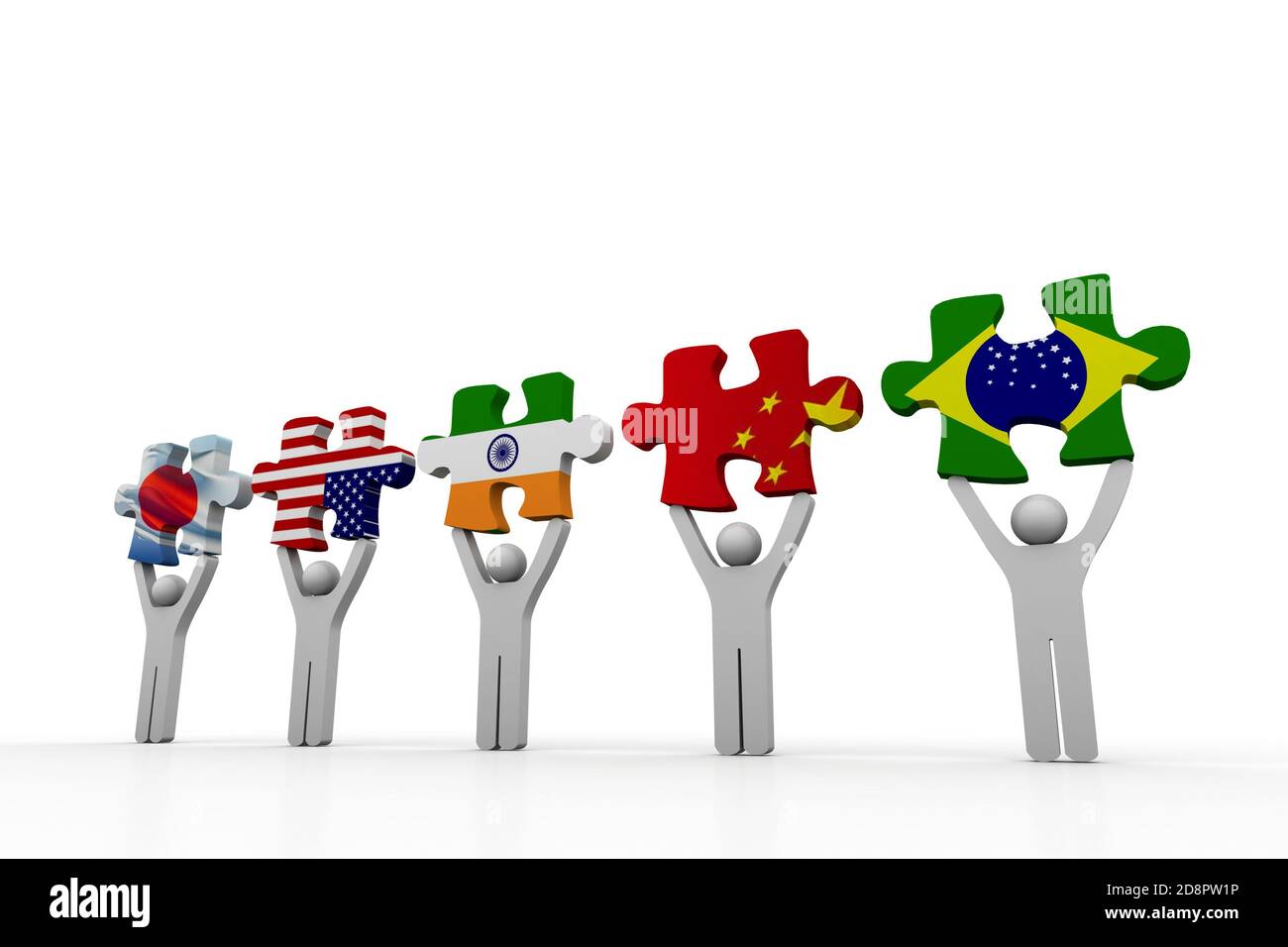 Country puzzle concept Stock Photo - Alamy