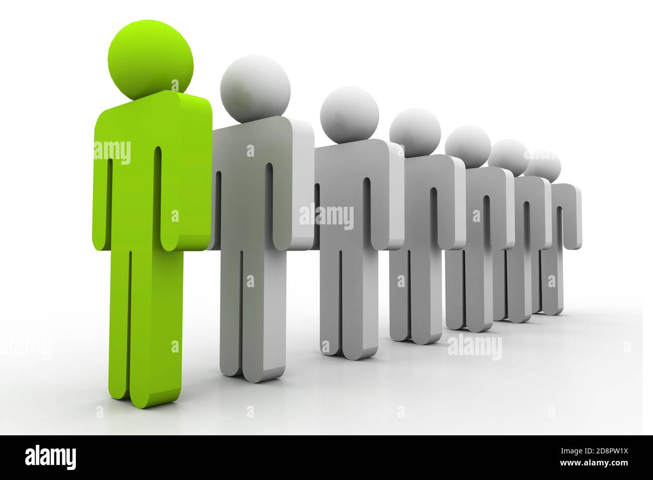 Concept of leader with business guys Stock Photo - Alamy