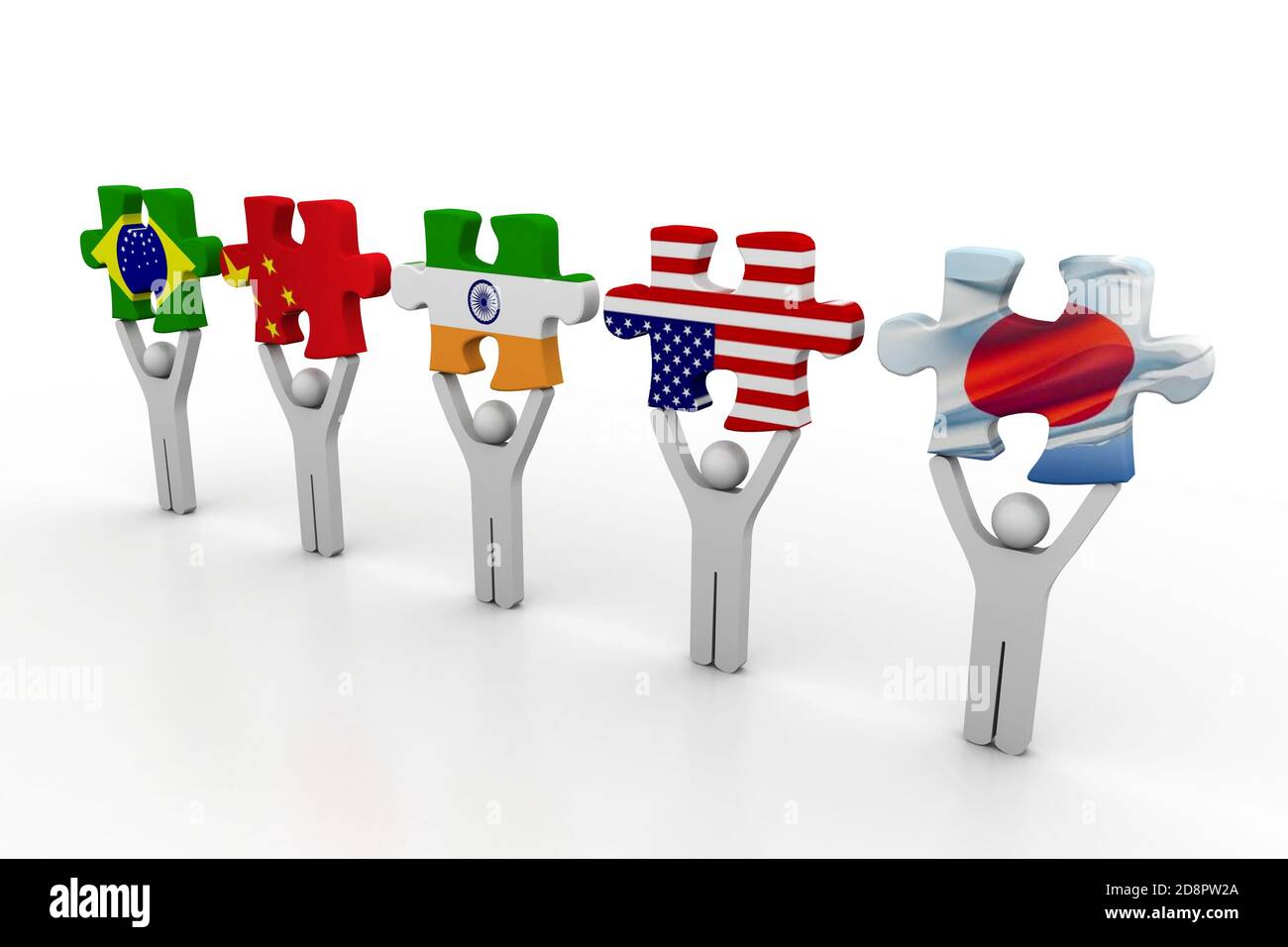 Country puzzle concept Stock Photo - Alamy