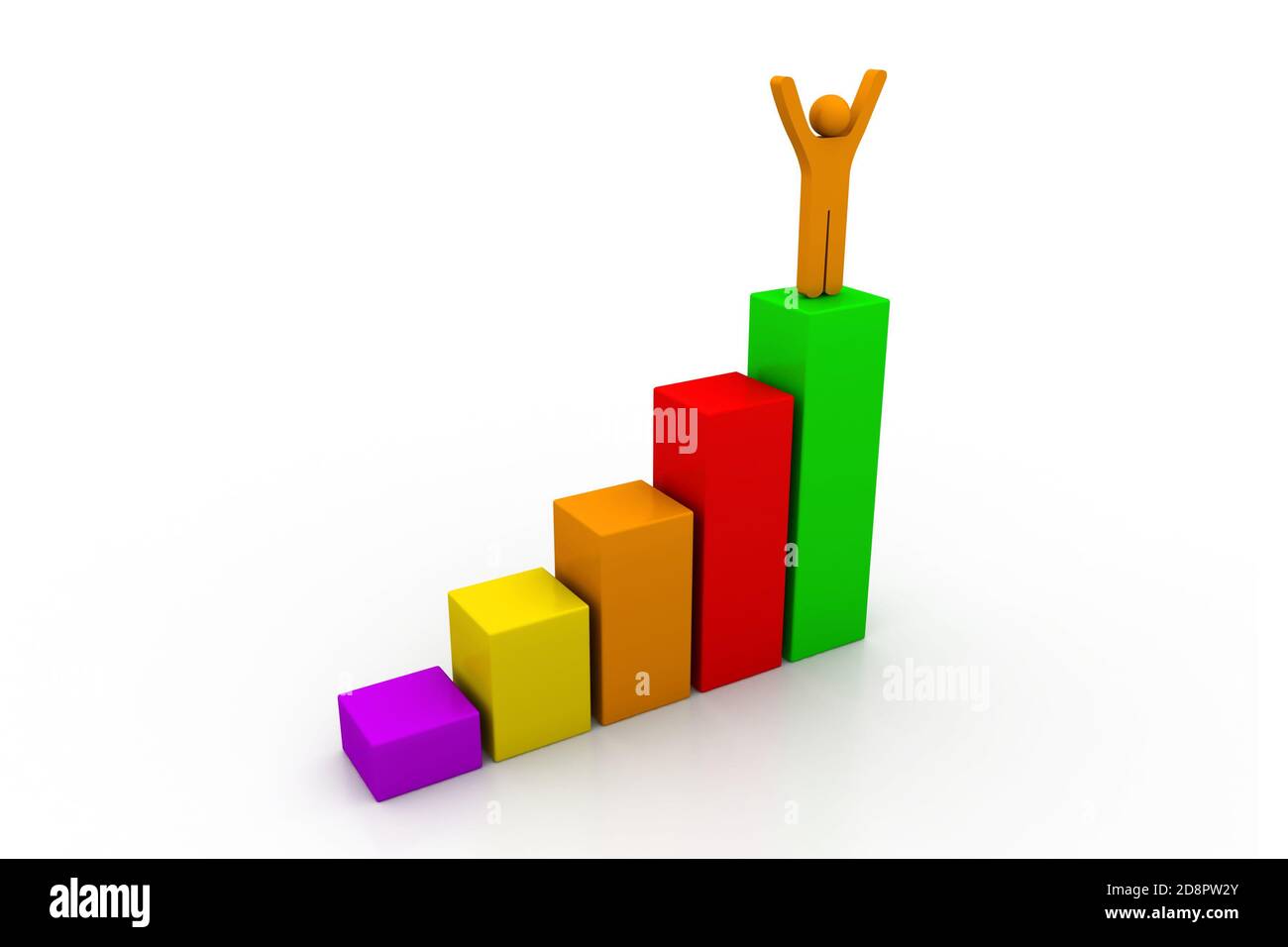 Business growth success chart gaining hi-res stock photography and ...