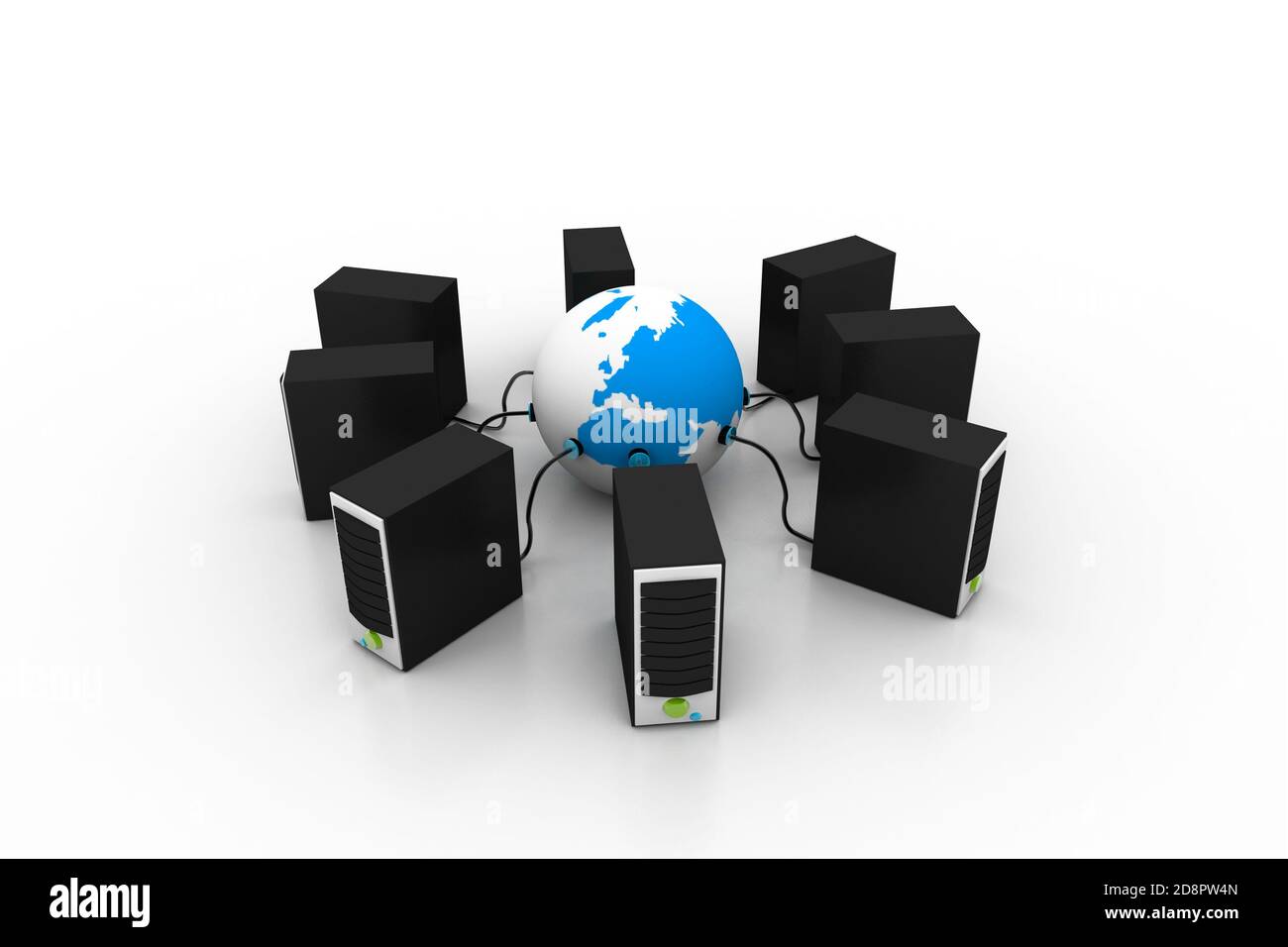 Global computer network Stock Photo - Alamy