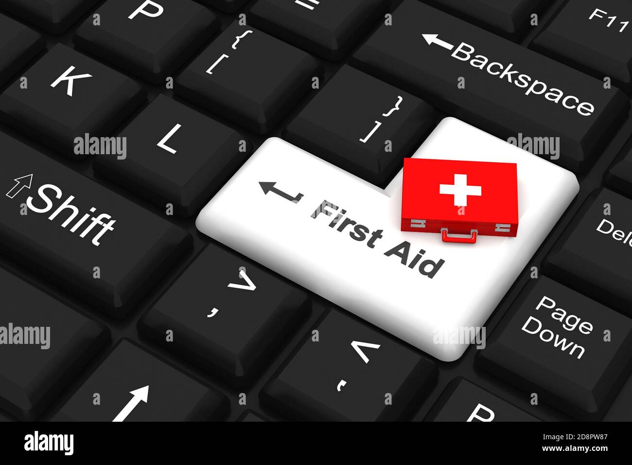 First aid key Stock Photo - Alamy