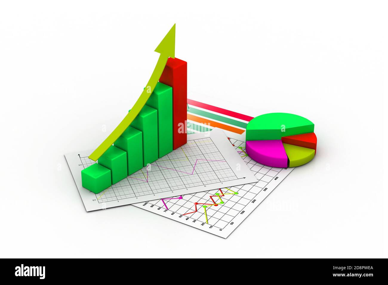 business graph, chart, diagram, bar Stock Photo - Alamy