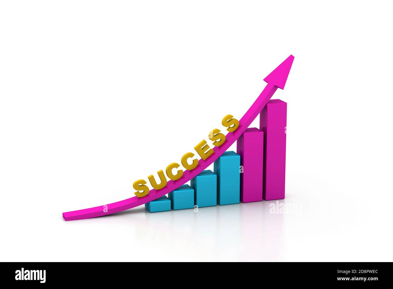 Business success graph Stock Photo - Alamy