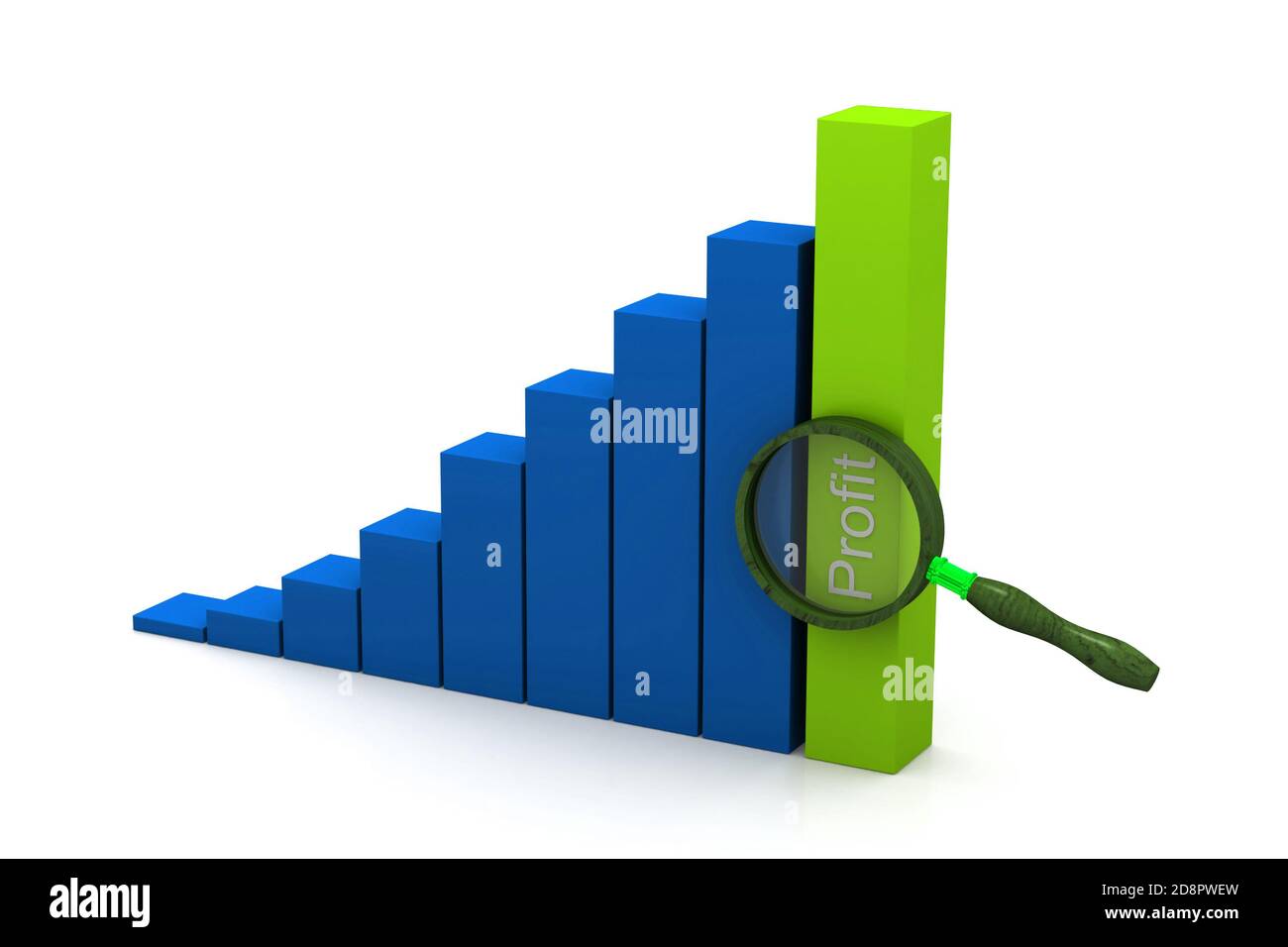 Business graph analyzing Stock Photo - Alamy