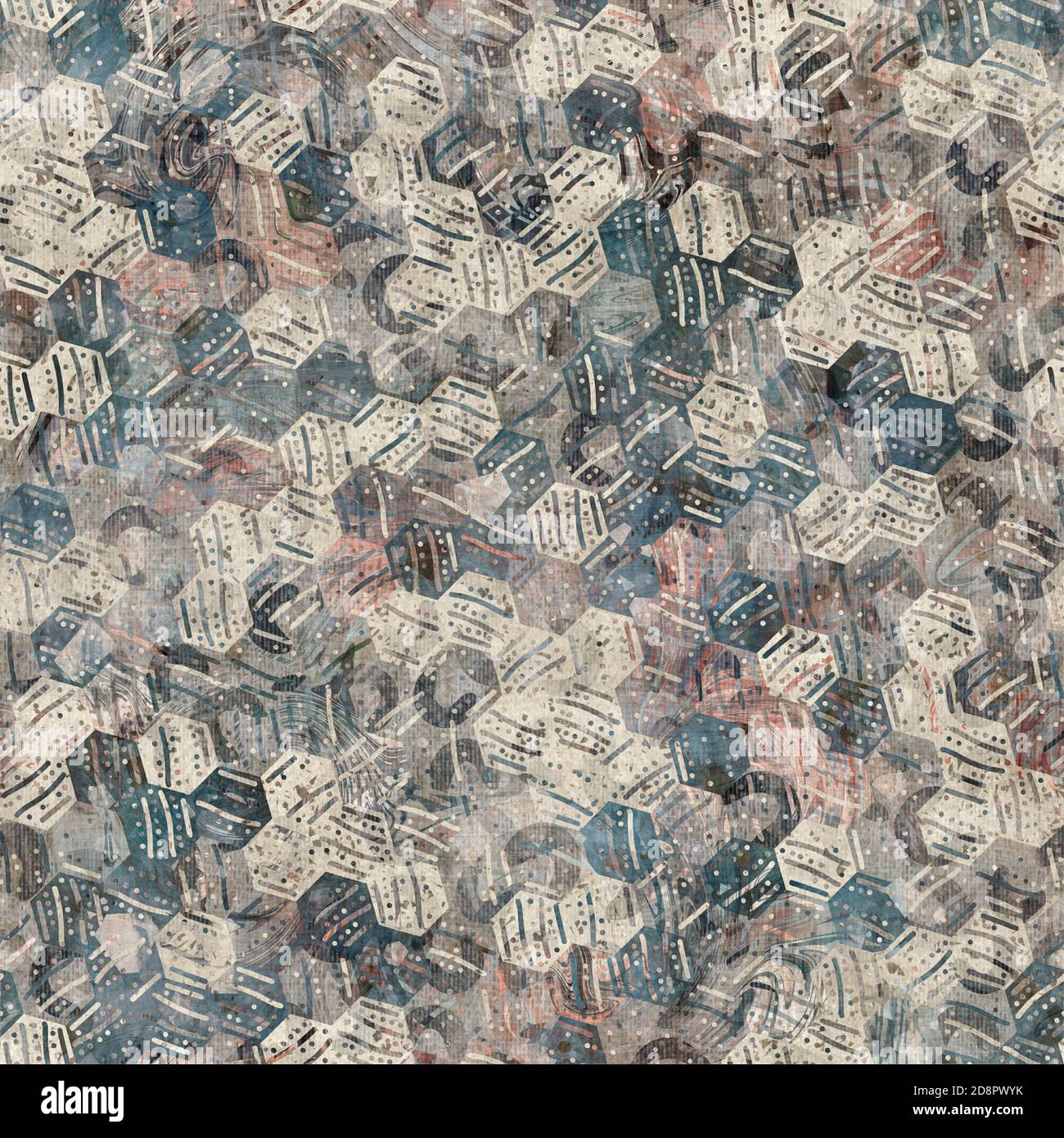 Chic formal grungy geo texture seamless pattern Stock Photo - Alamy