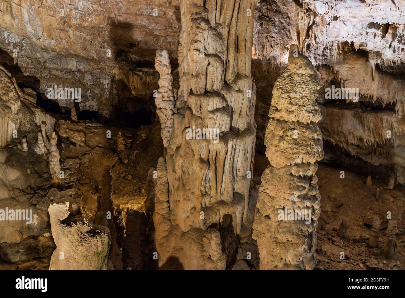 Beautiful Jura natural underground caves in France Stock Photo - Alamy