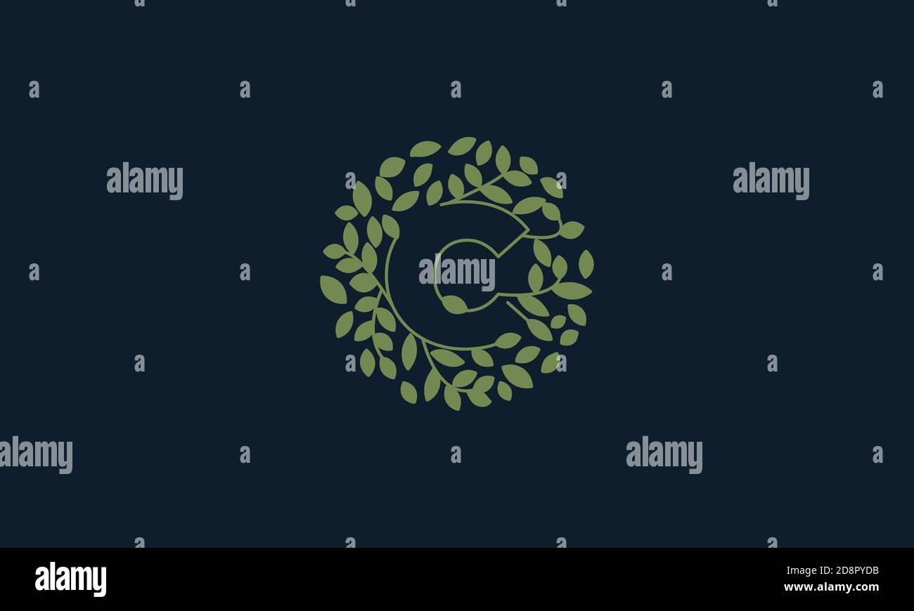 Typography font c with tree hi-res stock photography and images - Alamy
