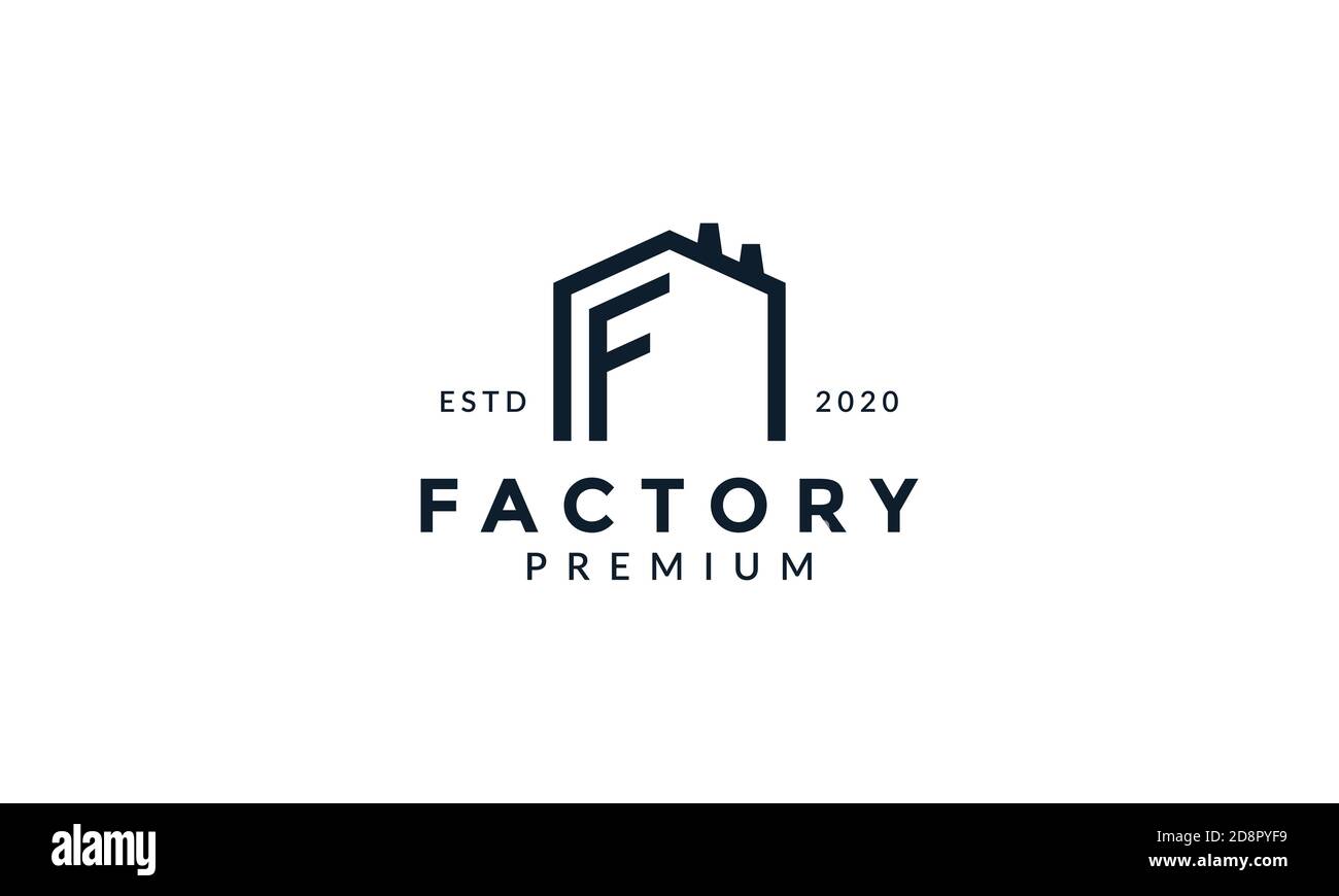 Minimalist factory logo hi-res stock photography and images - Alamy
