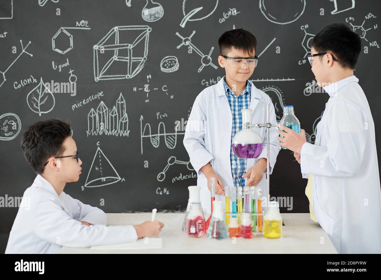 Scientist conducting an experiment hi-res stock photography and images ...