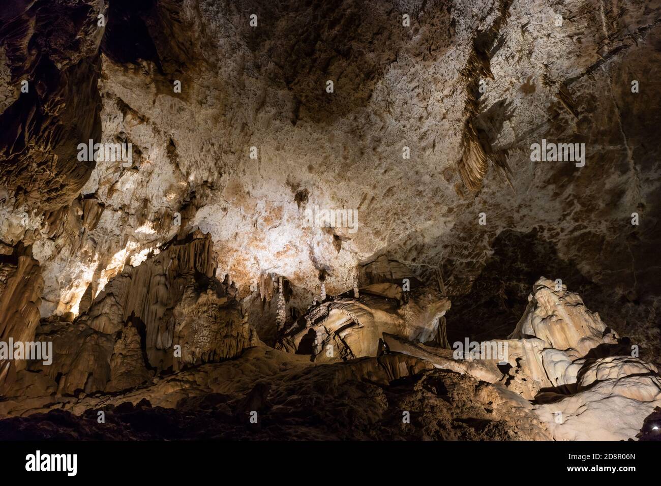 Beautiful Jura natural underground caves in France Stock Photo - Alamy