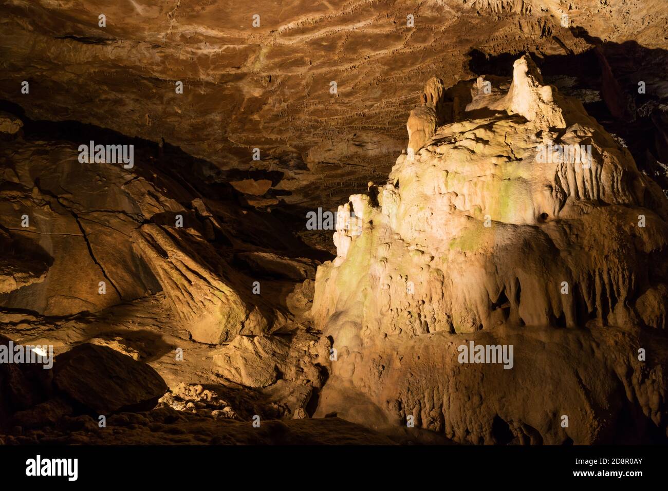 Beautiful Jura natural underground caves in France Stock Photo - Alamy