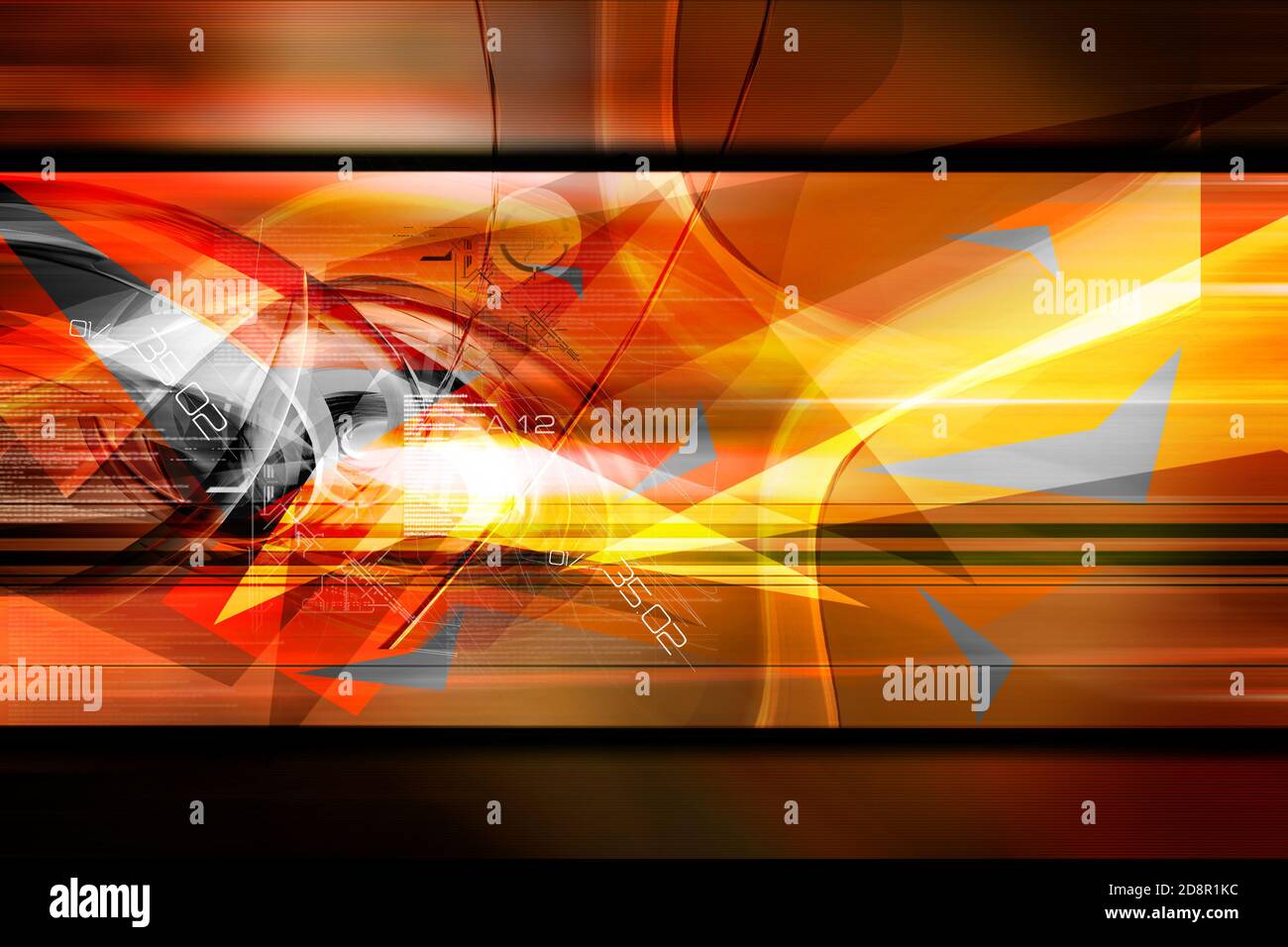 Digital illustration of color in abstract background Stock Photo - Alamy