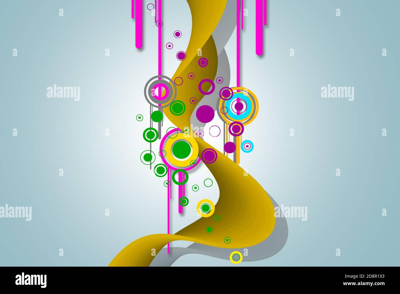 Digital illustration of color in abstract background Stock Photo - Alamy