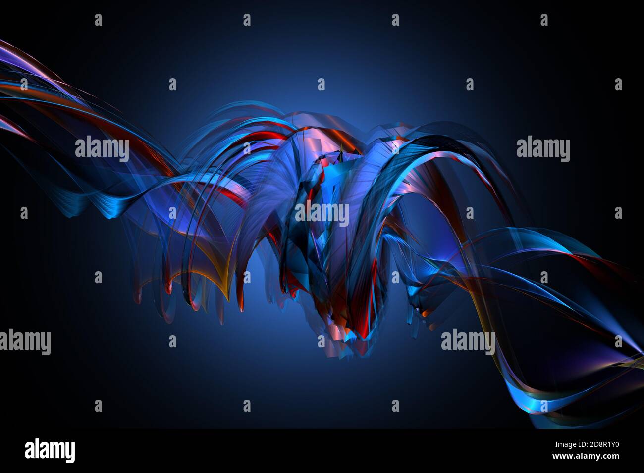 Digital illustration of 3d in color background Stock Photo - Alamy