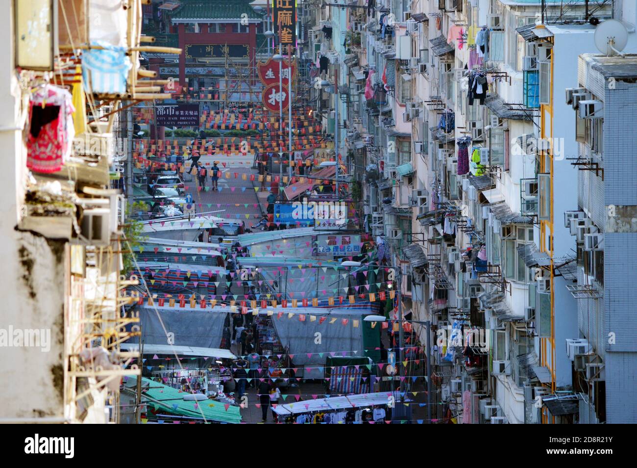 Temple Street (廟街), a market street in Yau Ma Tei, Hong Kong (2020 ...