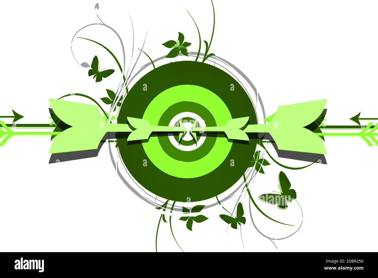 Arrow target point Stock Photo - Alamy