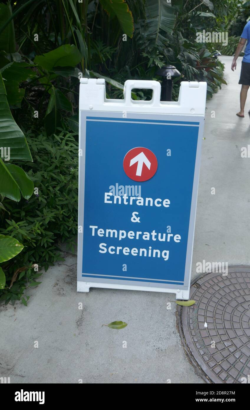 Anaheim, California, USA 30th October 2020 A general view of atmosphere ...