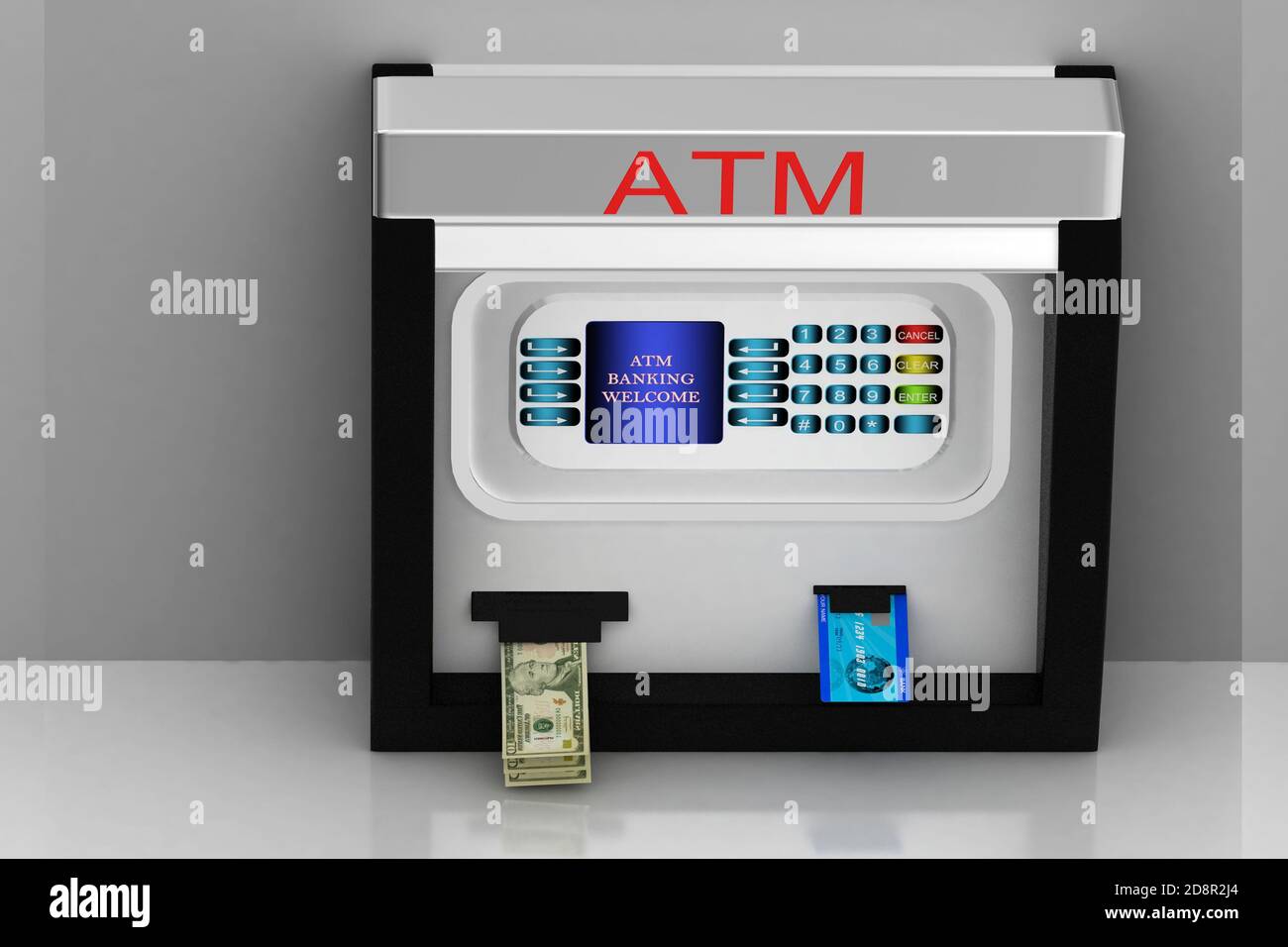 Waiting in line at cash machine hi-res stock photography and images - Alamy