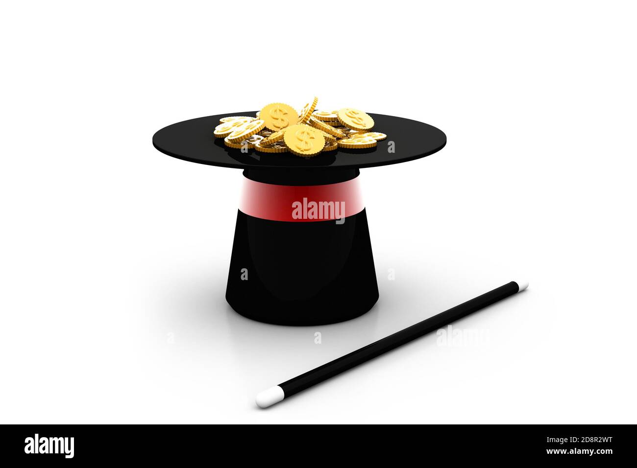 Magic trick coin hi-res stock photography and images - Alamy