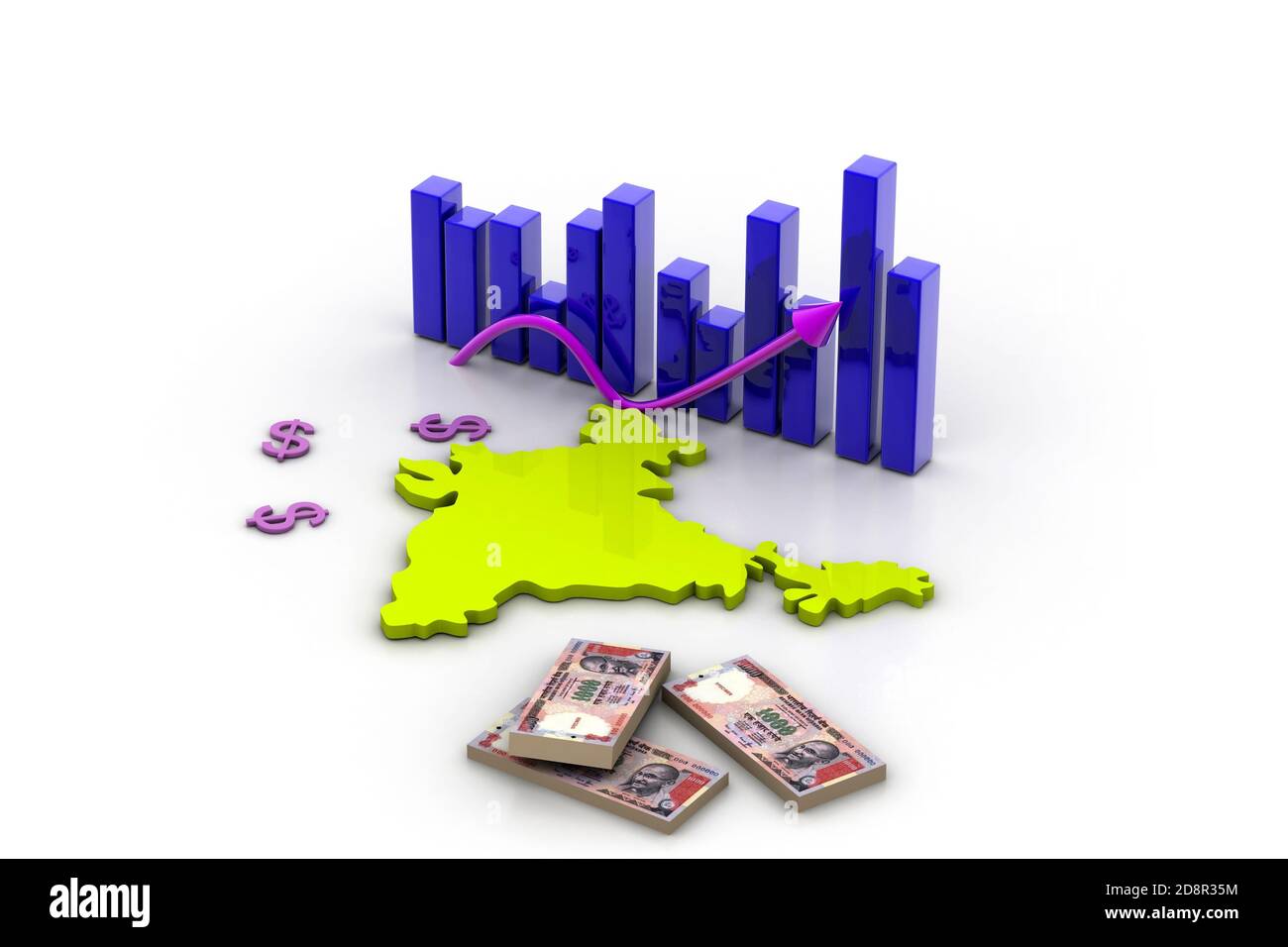 India map and currency Stock Photo - Alamy