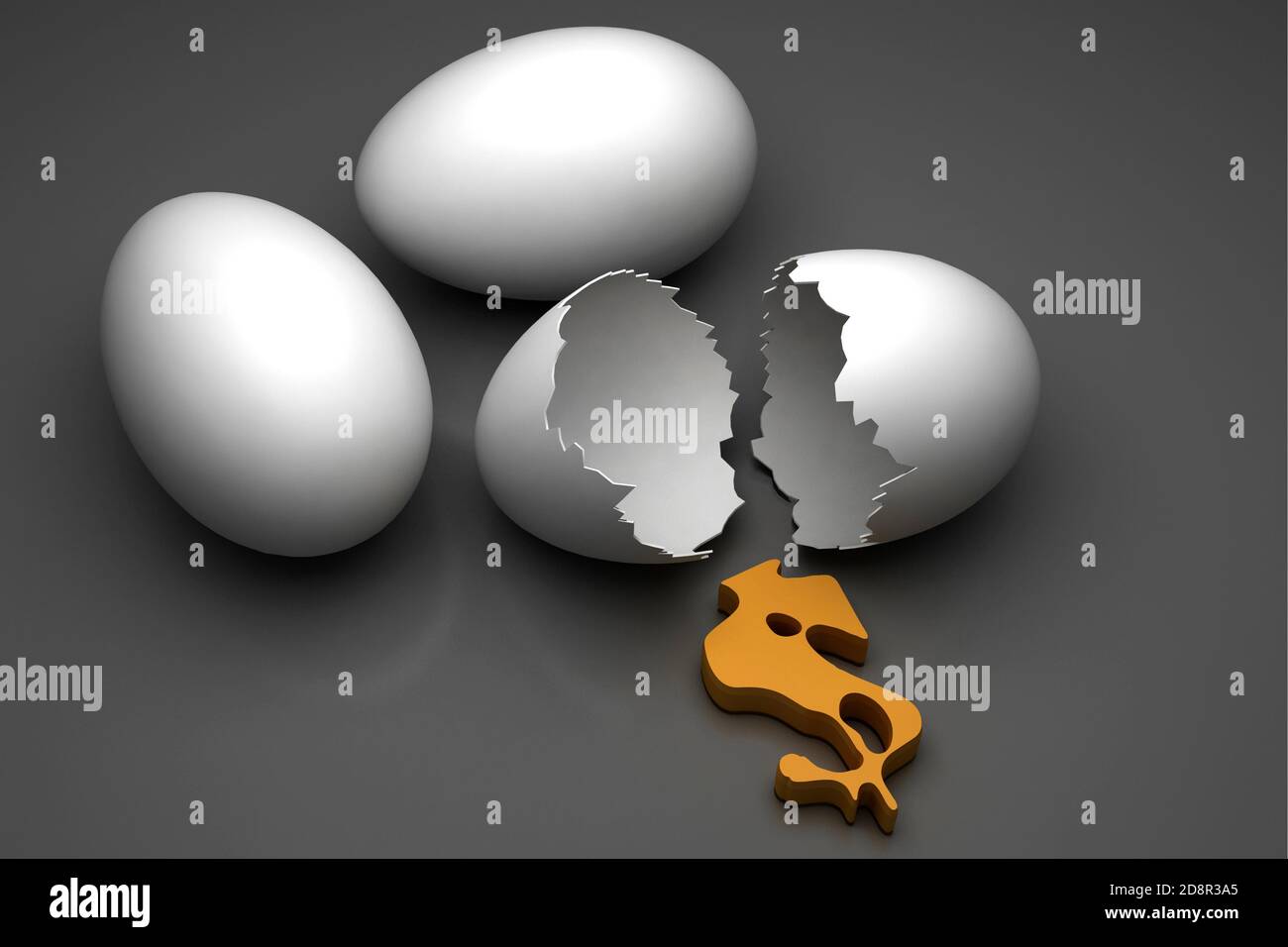 Egg and dollar Stock Photo - Alamy