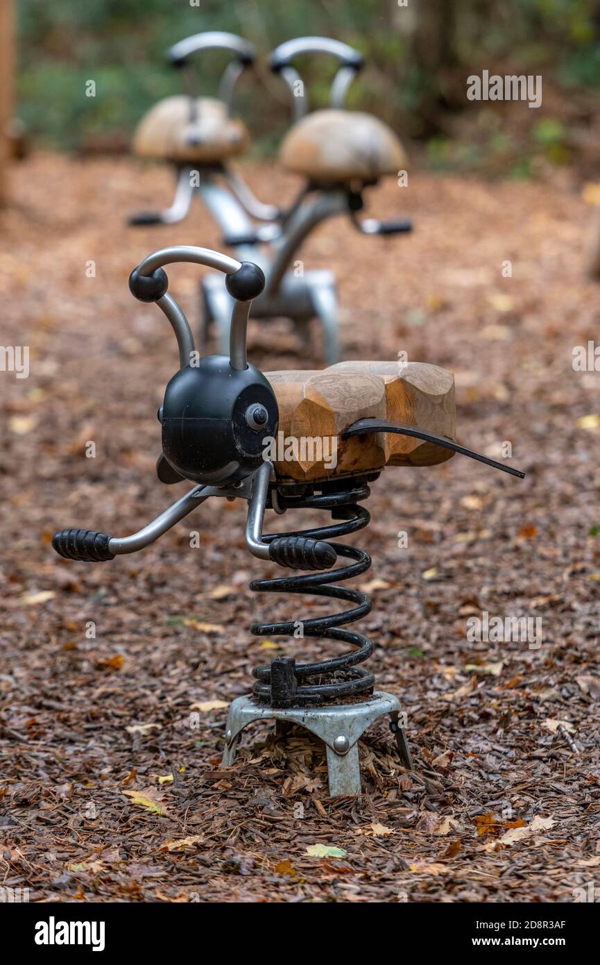 Empty adventure playground hi-res stock photography and images - Alamy