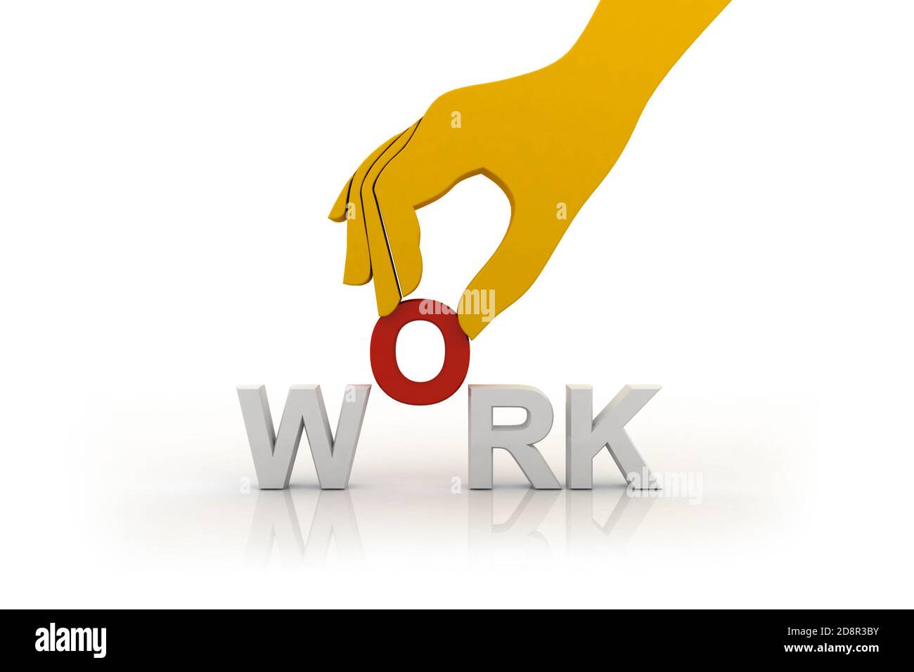 Work and hand Stock Photo - Alamy