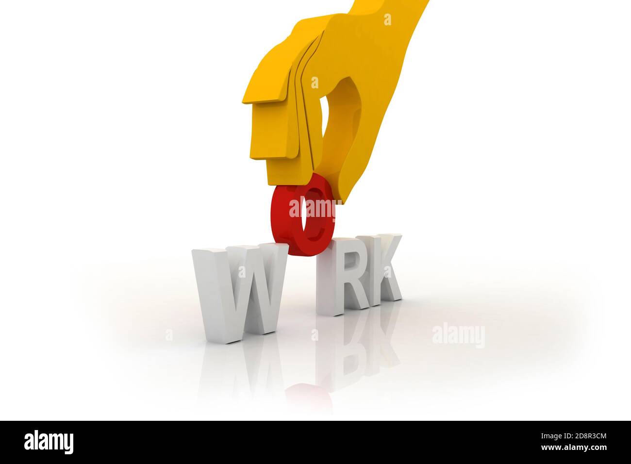 Work and hand Stock Photo - Alamy