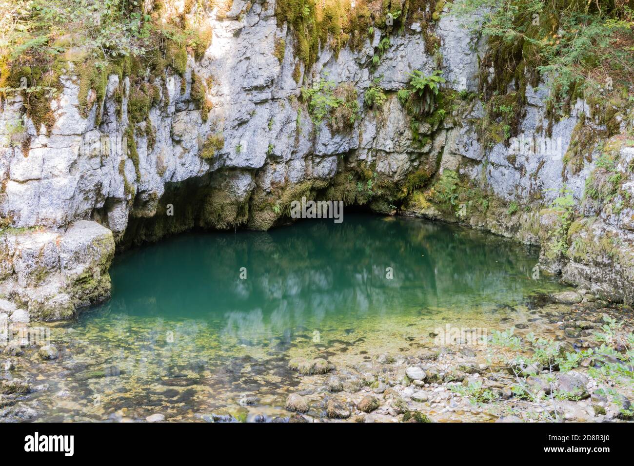 Discovery trail of Biel and the blue hole, Morez in the Jura, France ...