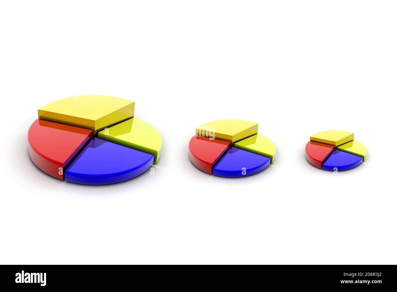Pie chart graph Stock Photo - Alamy