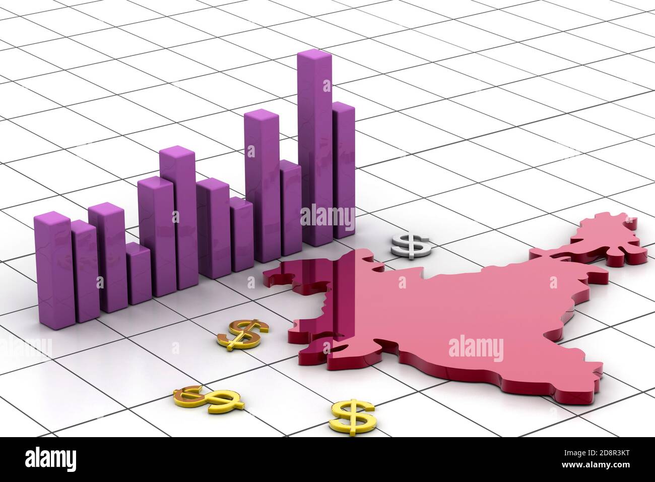 India map and currency Stock Photo - Alamy