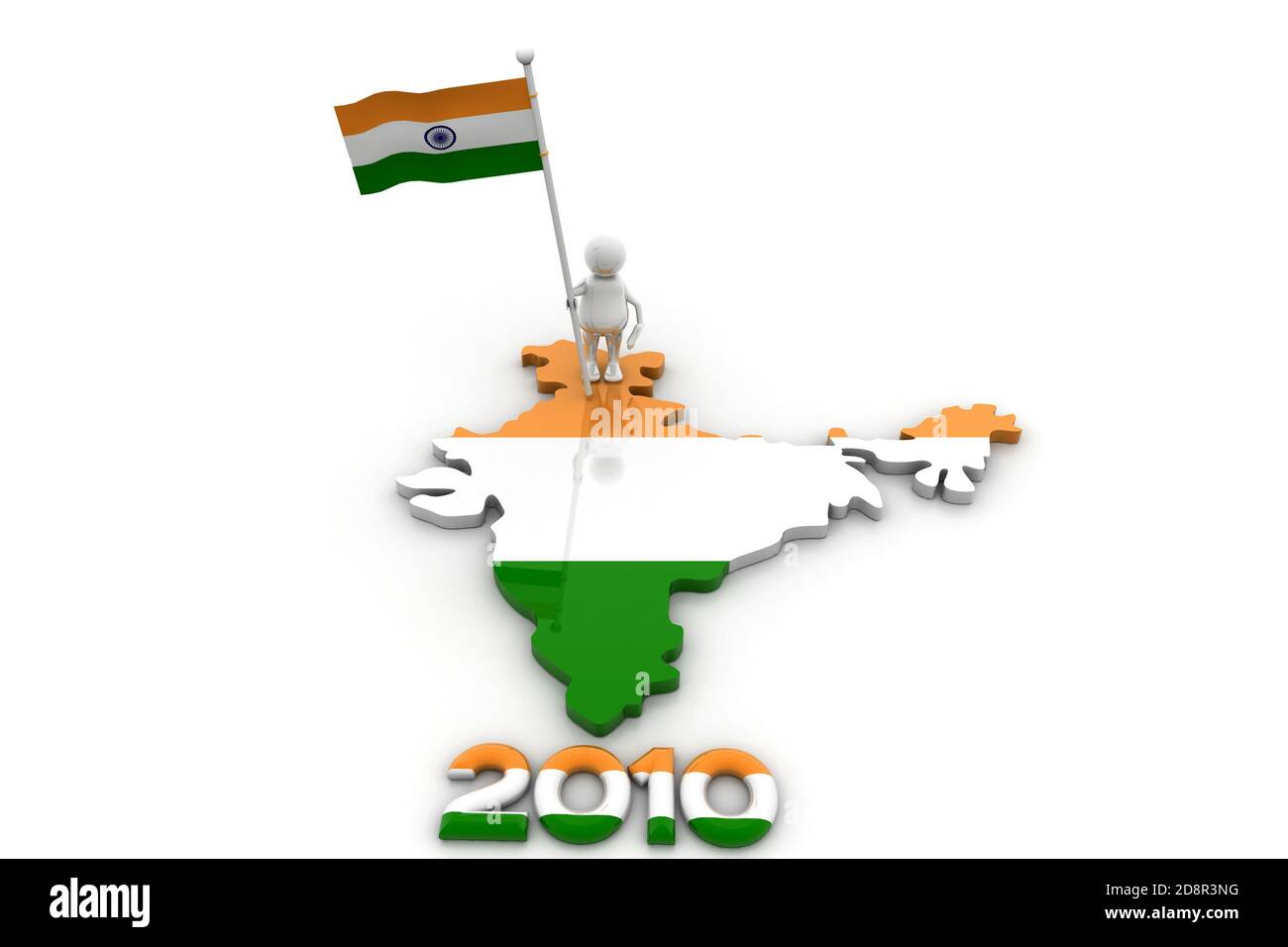 person with Indian flag and map Stock Photo - Alamy