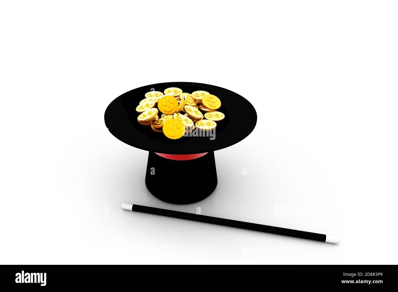 Magician coin trick hi-res stock photography and images - Alamy
