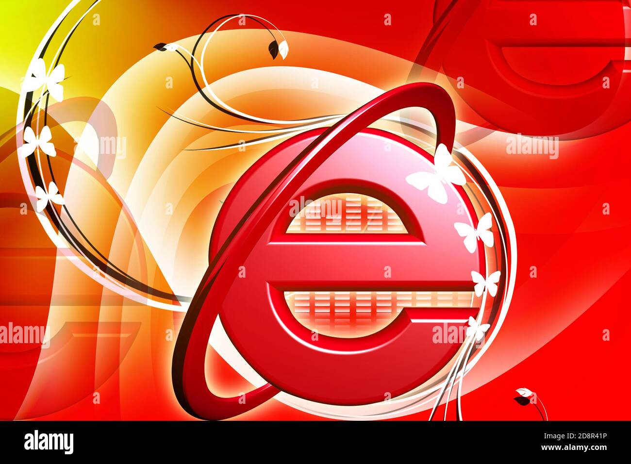 Internet explorer sign hi-res stock photography and images - Alamy