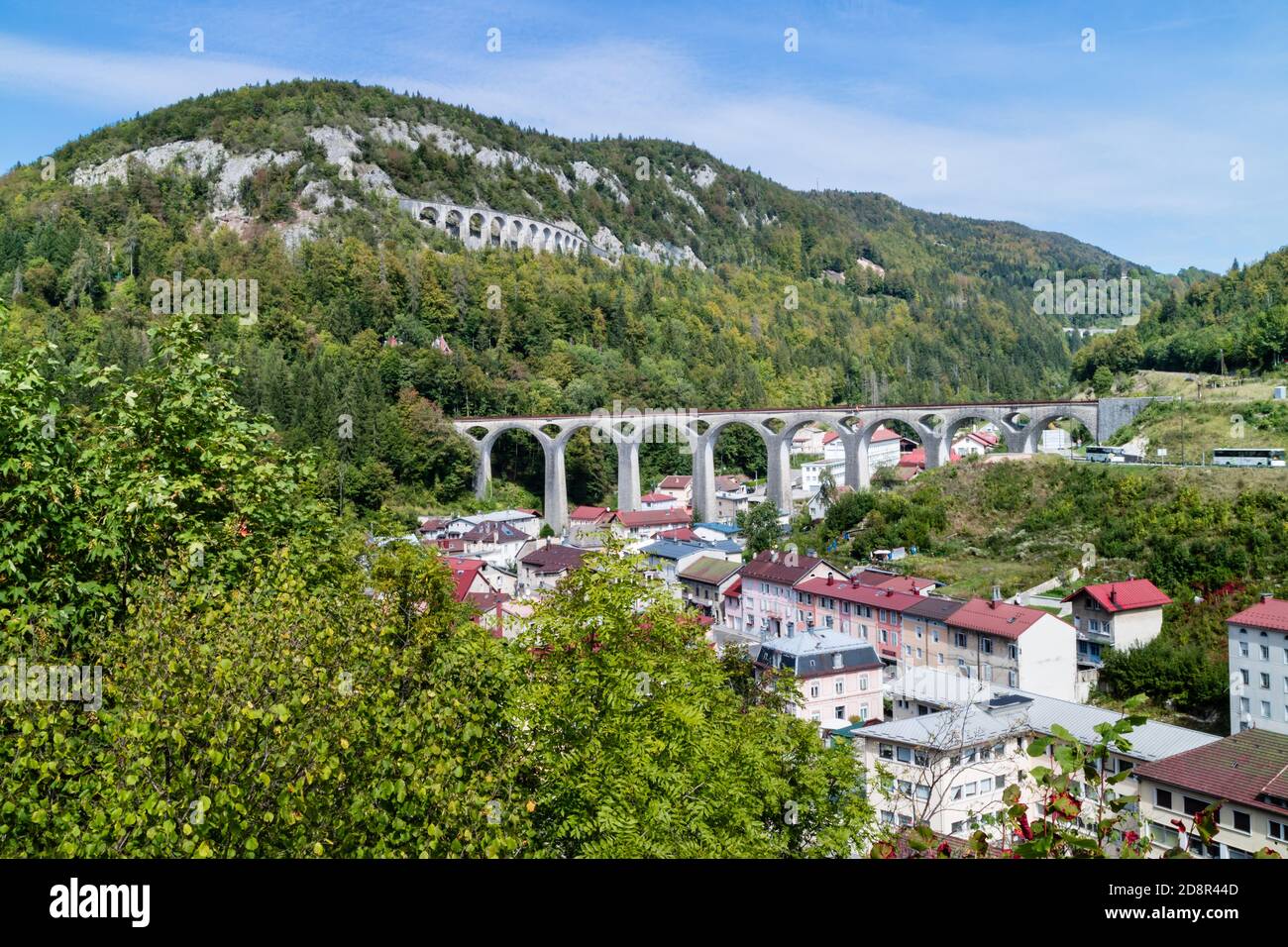 The viaducts of morez in the Jura mountains, France Stock Photo - Alamy