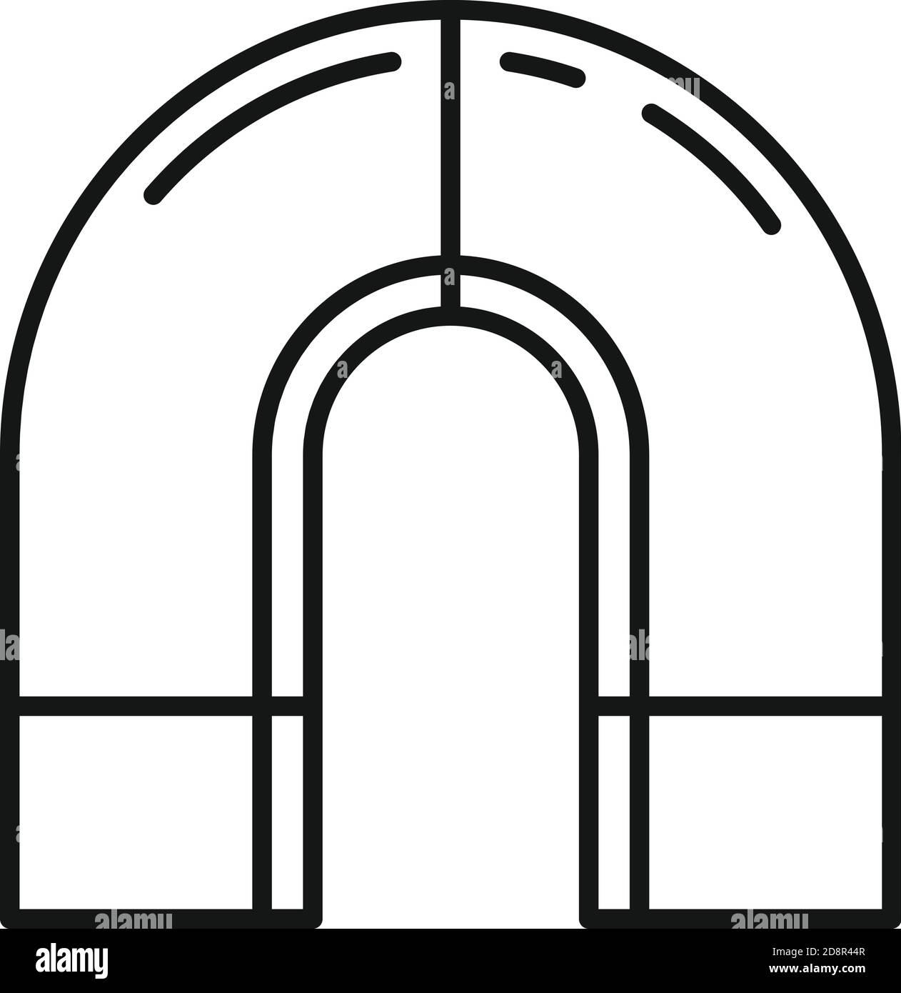 Gravity magnet icon, outline style Stock Vector Image & Art - Alamy