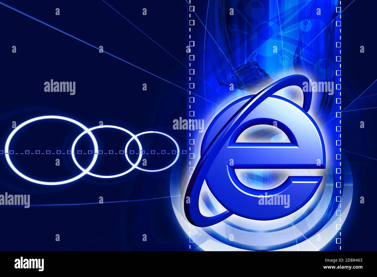 Digital illustration of explorer sign in color background Stock Photo ...