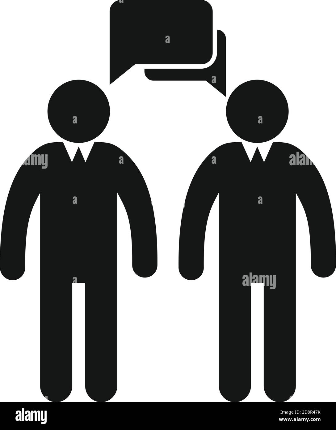 Staff training icon business concept Black and White Stock Photos ...