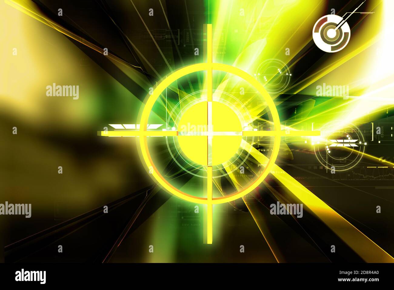 Digital illustration of Focus sign Stock Photo - Alamy