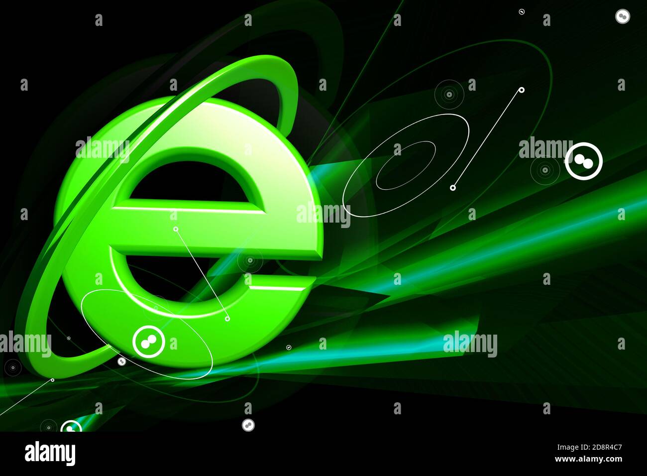 Digital illustration of explorer sign in color background Stock Photo ...